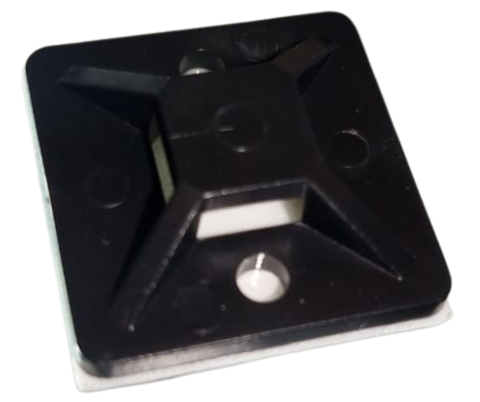 BASE ADHESIVA NEGRA PQT POR 100UND – SOELCON